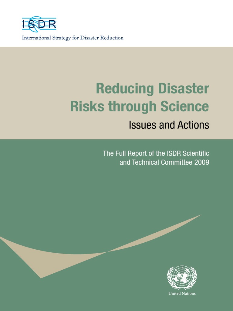 Reducing Disaster Risks Through Science: Issues and Actions | PDF ...