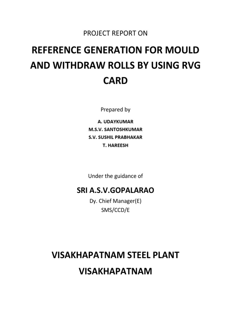 RVG CARD Steel Plant | PDF | Relay | Electrical Network