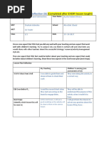 Reflection For Lesson 3 | PDF