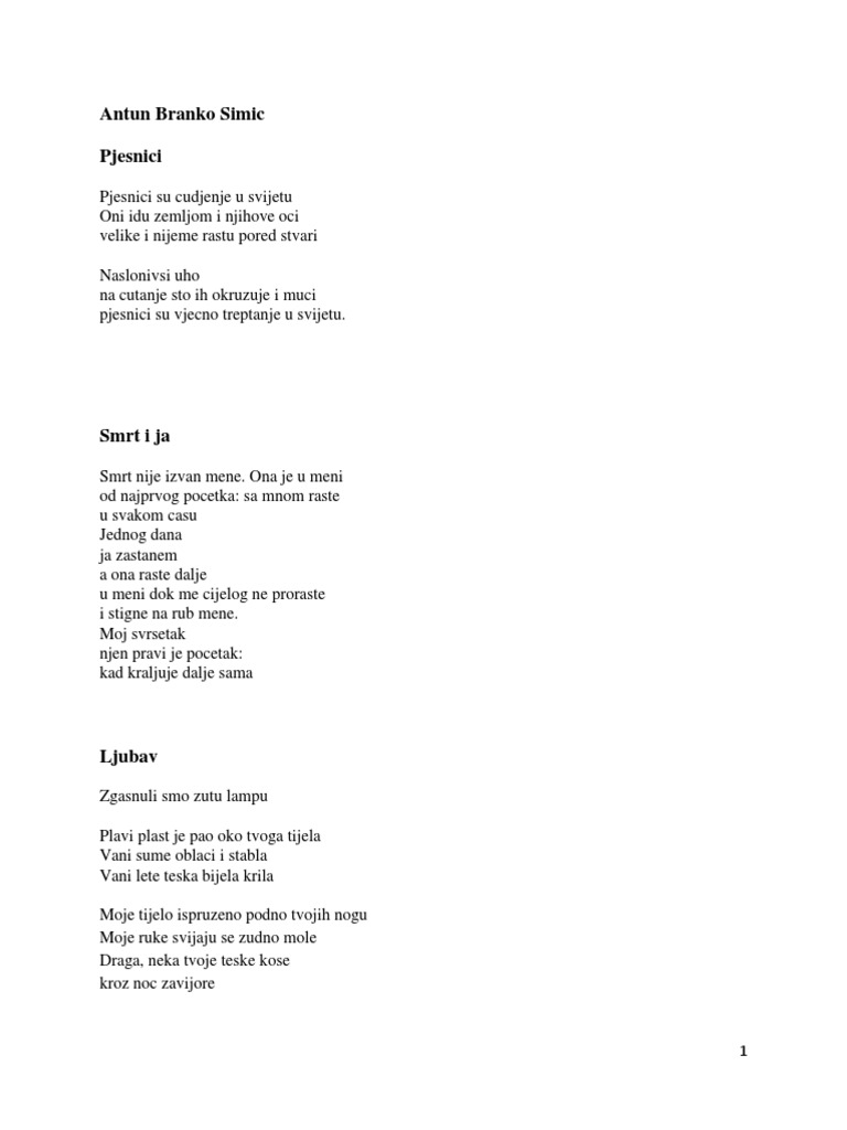 Antun Branko Simic | PDF