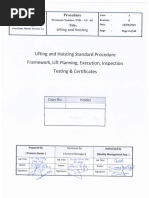 Standard Lift Plan Template | PDF | Crane (Machine) | Elevator