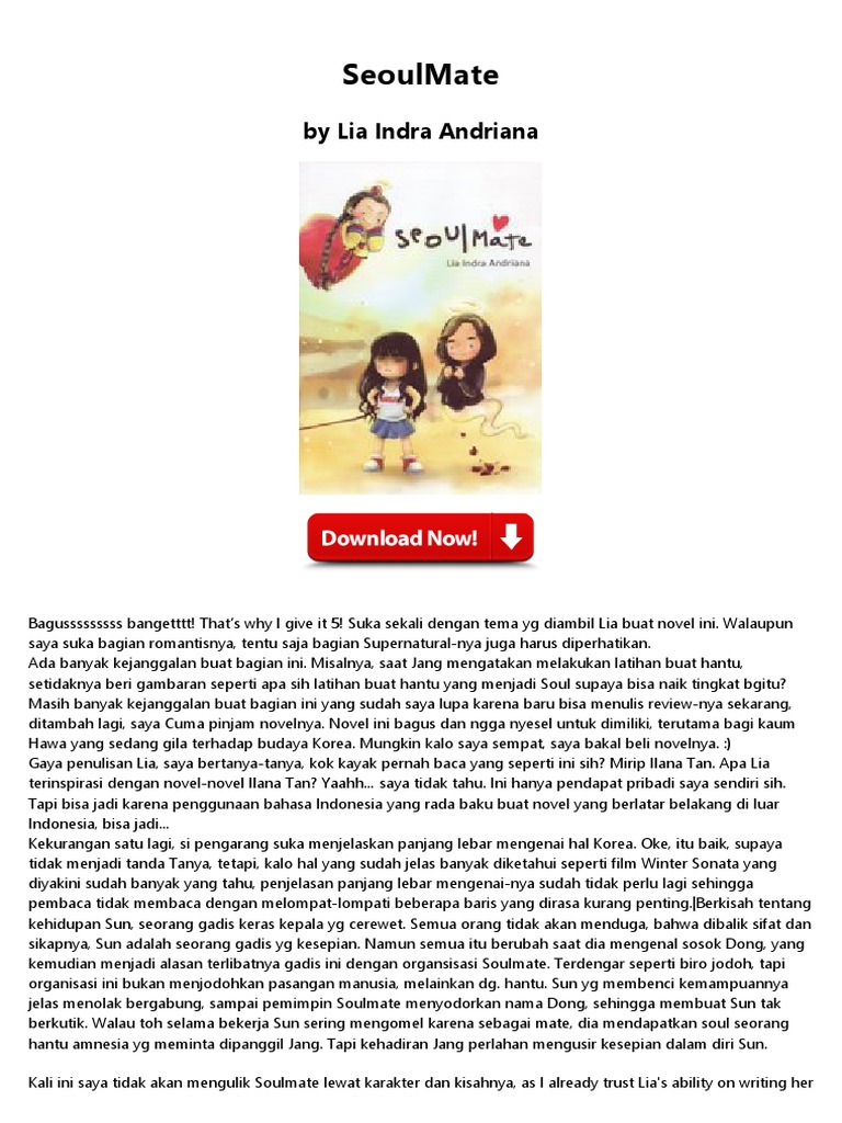 Soulmate Novel | PDF