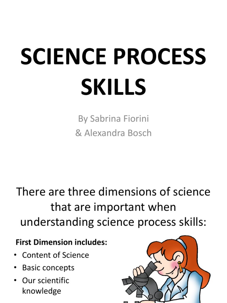 Science Process Skills: by Sabrina Fiorini & Alexandra Bosch | PDF ...
