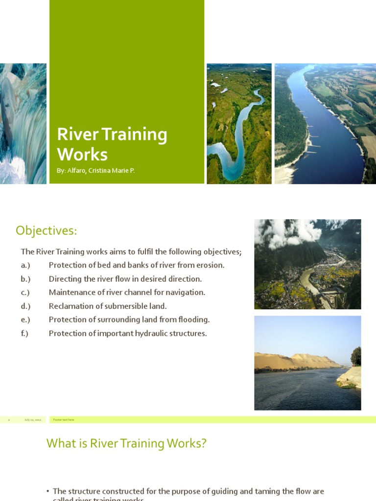 River Training Works: By: Alfaro, Cristina Marie P | PDF | River | Levee