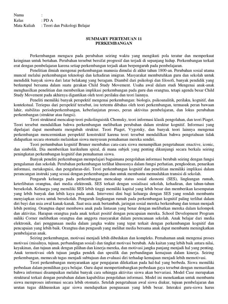 Tugas Summary | PDF