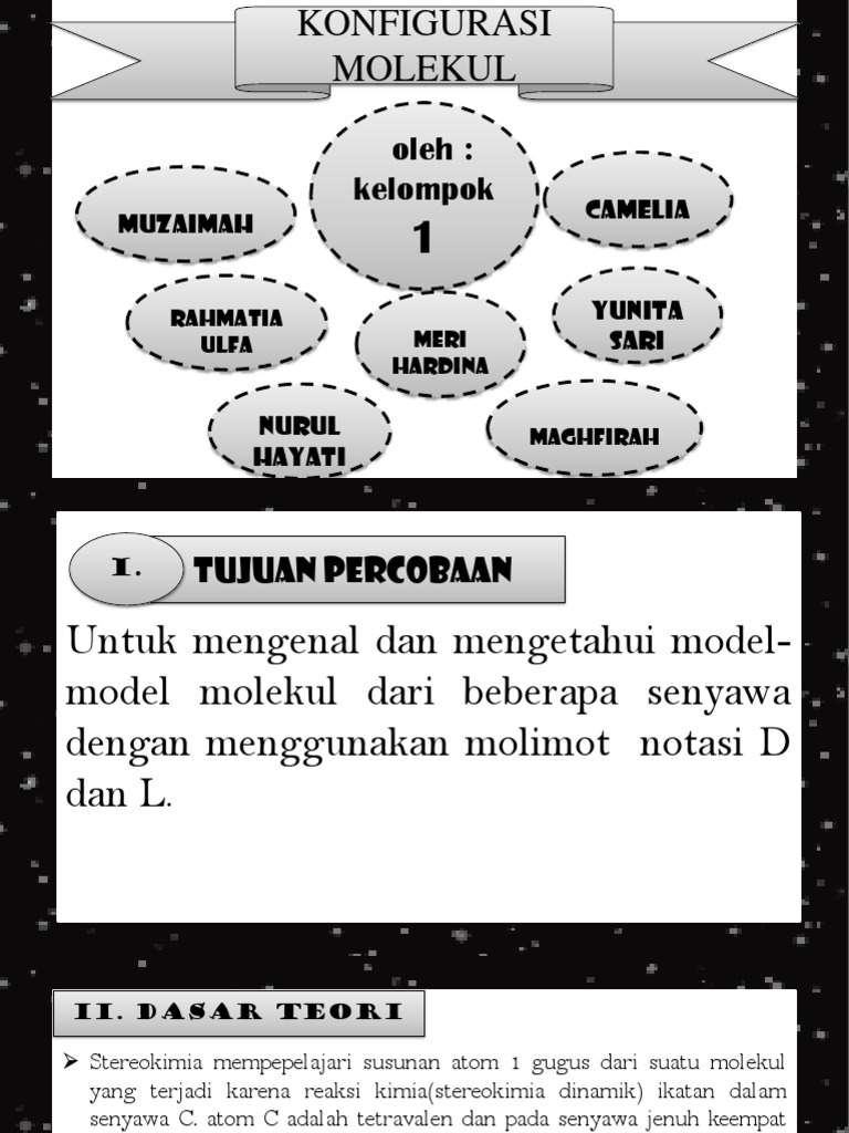 Kongfigurasi Molekul Fix | PDF | Sains & Matematika