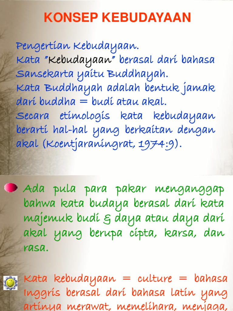 Pengertian dan Definisi Kebudayaan | PDF