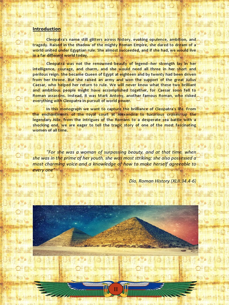 Cleopatra | PDF | Cleopatra | Mark Antony