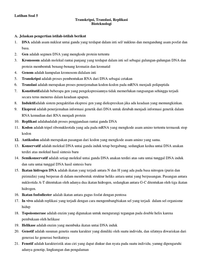 Materi Uas Biokimia | PDF