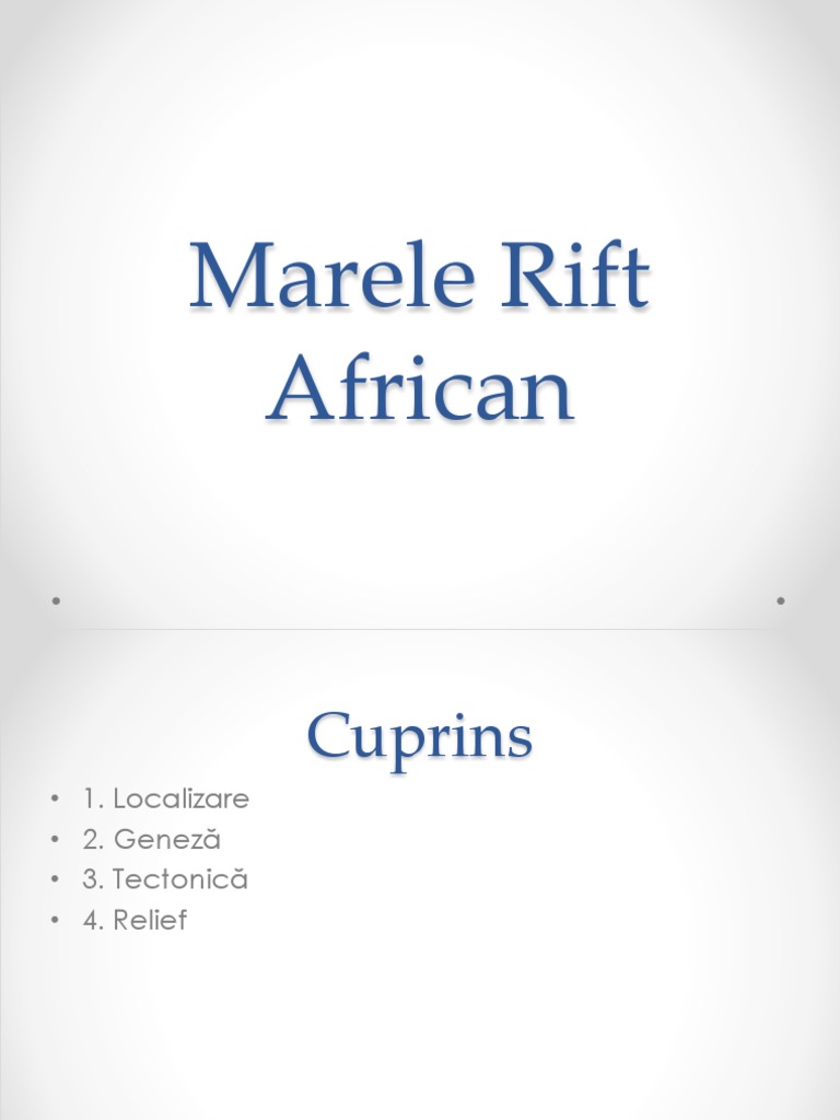 Riftul African | PDF