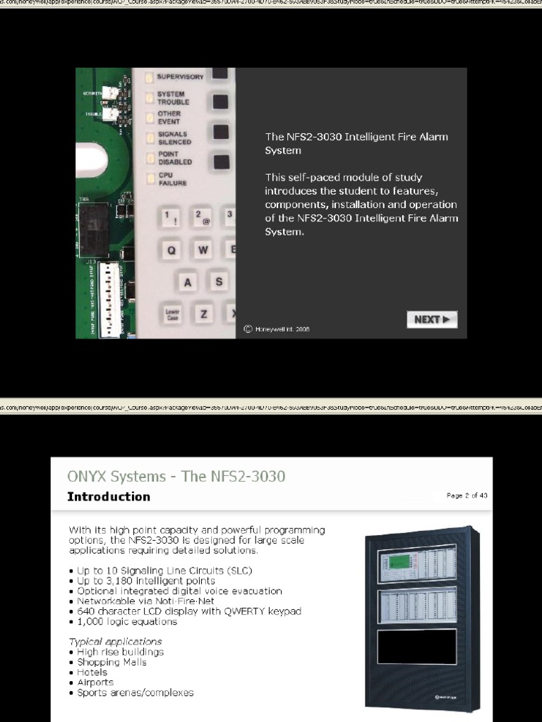 3 - NFS2-3030 Fire Alarm Control | PDF