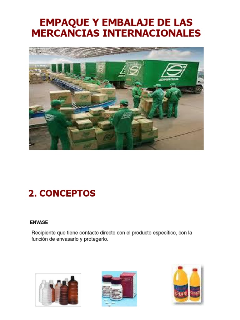Empaque Y Embalaje Internacional Pdf Distribución Comercial Envase
