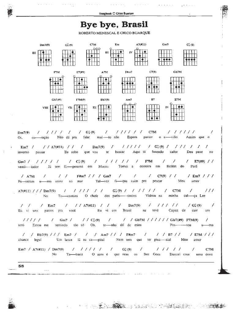 Bye Bye Brasil - Chico Buarque | PDF