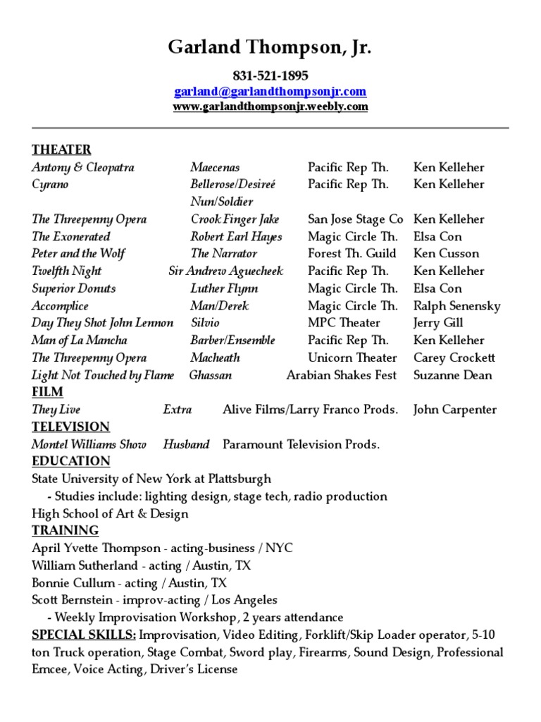 Garland Thompson, JR | PDF