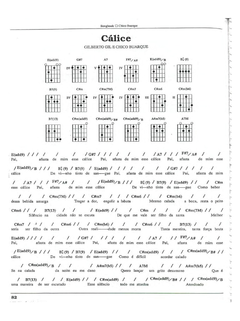 Cálice - Chico Buarque | PDF