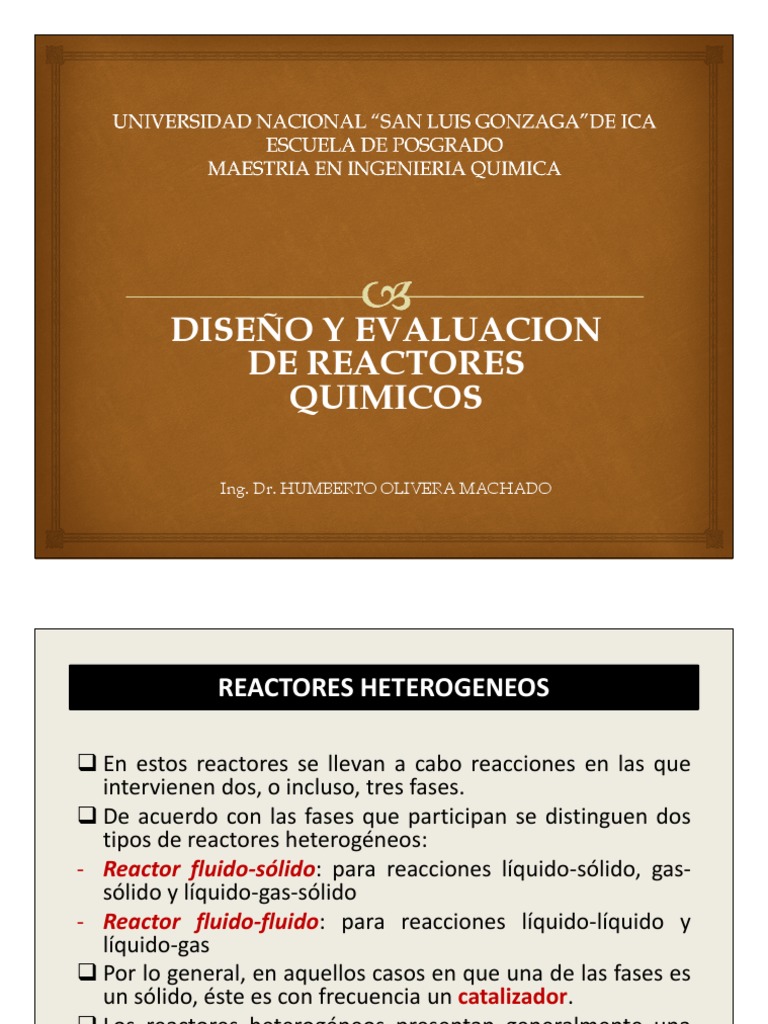 Diseño de Reactores 6 | PDF | Reactor Quimico | Catálisis