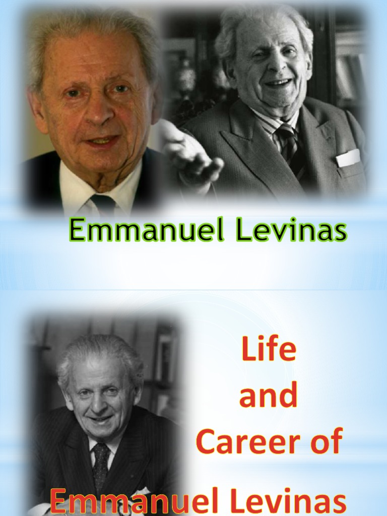 Emmanuel Levinas__Life and Career | Emergence | Psychological Concepts
