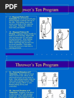 Throwers Ten Exercise Program | PDF | Anatomical Terms Of Motion | Elbow