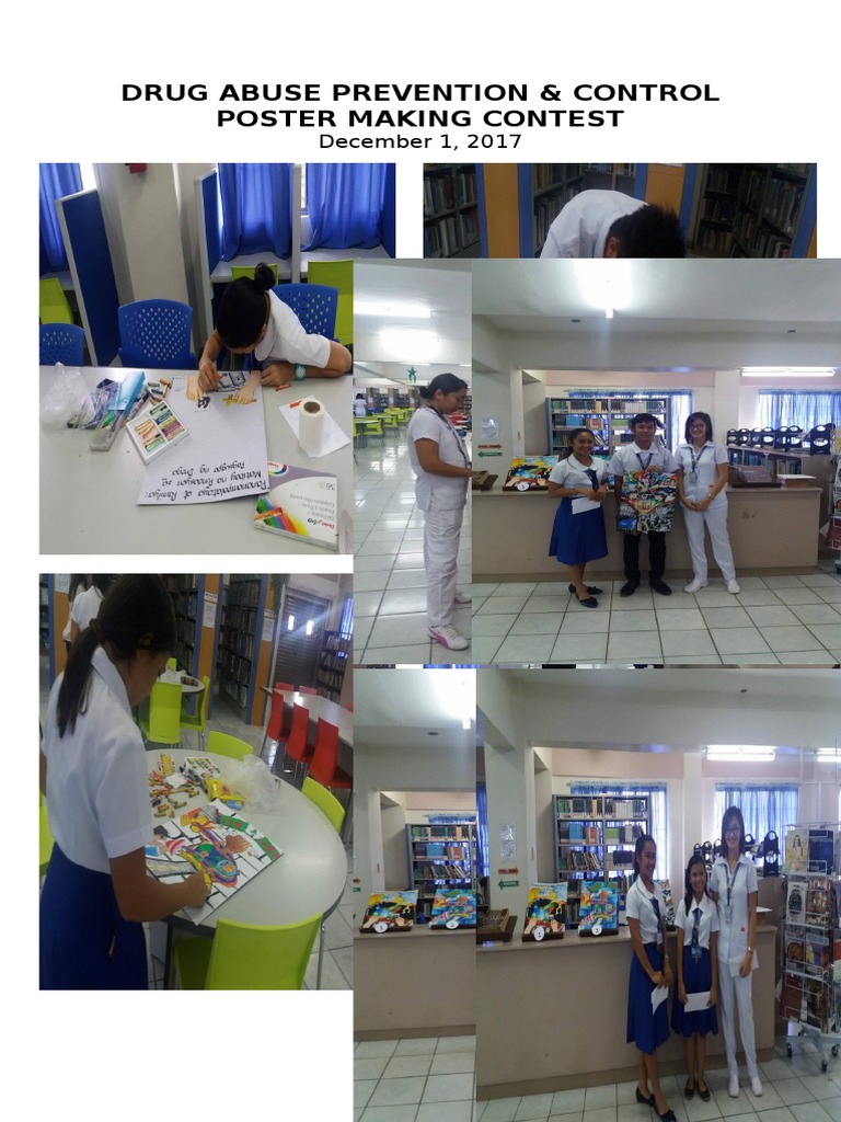 Drug Abuse Prevention & Control Poster Making Contest: December 1, 2017 ...