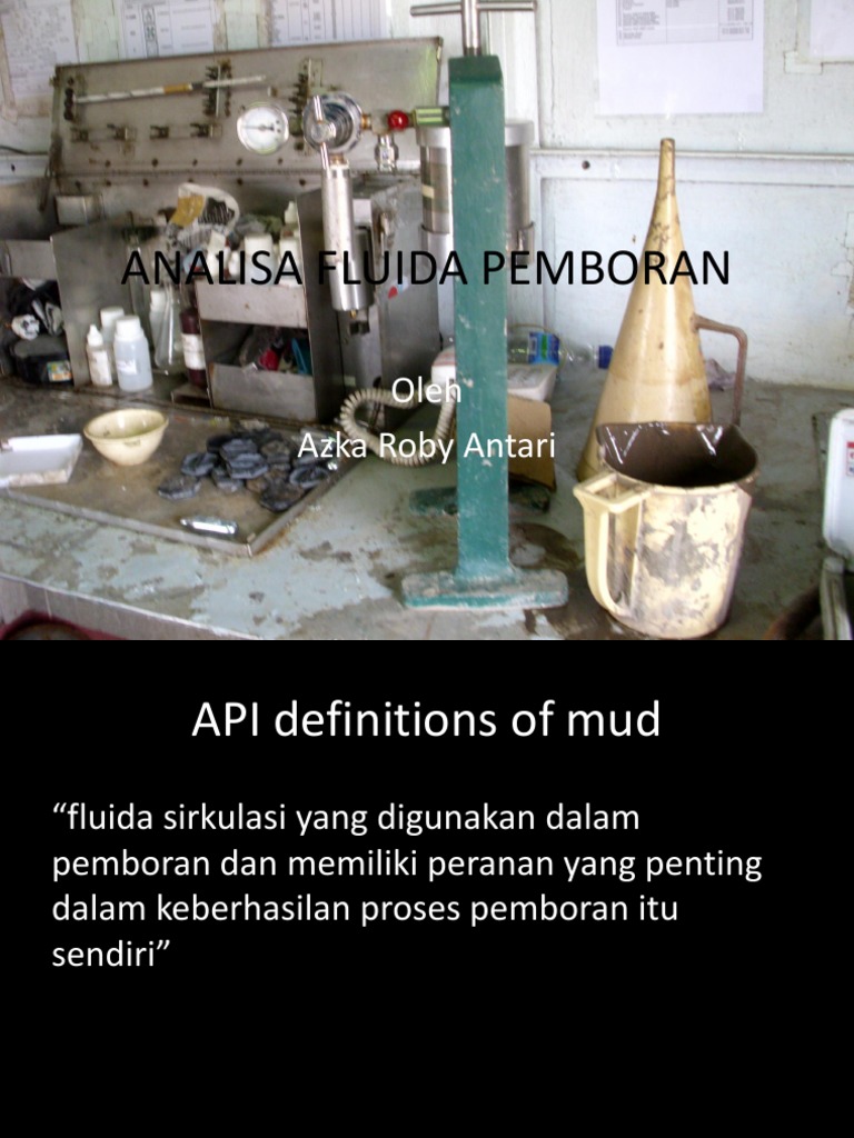 Analisa Komprehensif Fluida Pemboran | PDF | Teknologi & Rekayasa ...