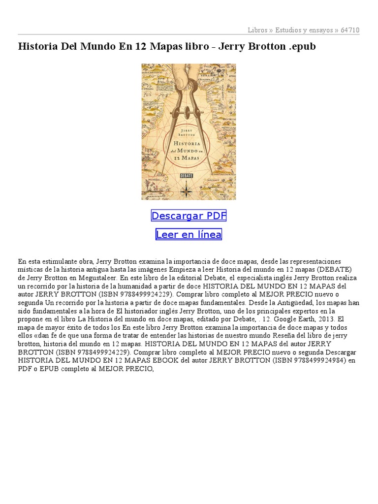 Historia Del Mundo en 12 Mapas | PDF