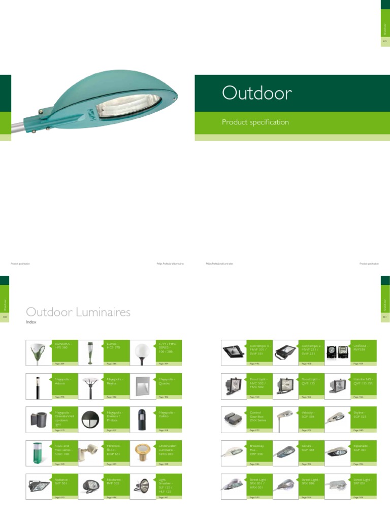 Philips Outdoor Lighting Brochure PDF | PDF | Interior Design ...