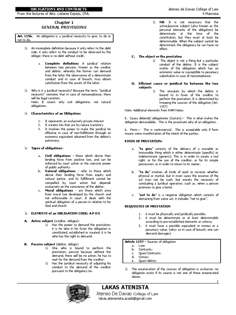 Vip Obli Con PDF | PDF | Law