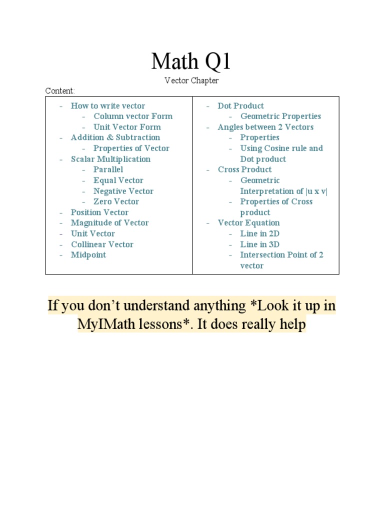 Math G11 Q1 Review | PDF