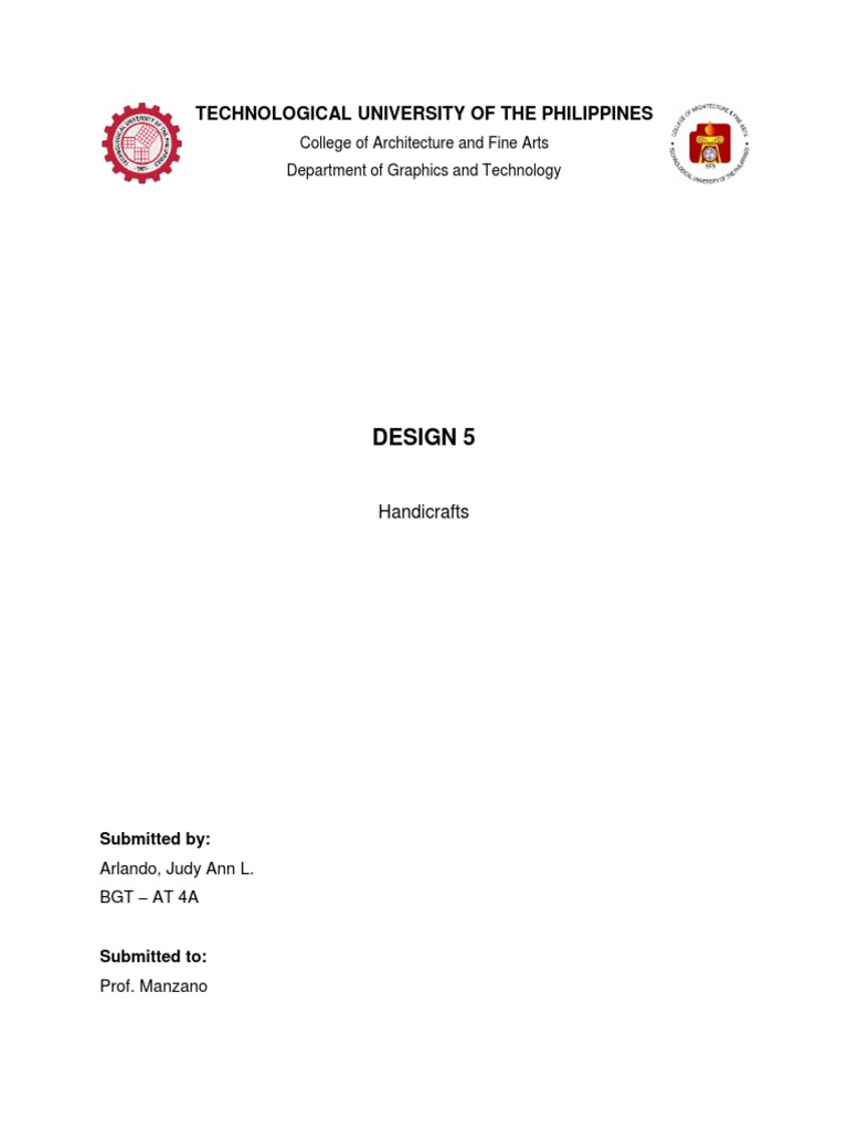 Handicraft Assignment Final Pdf Weaving Crochet