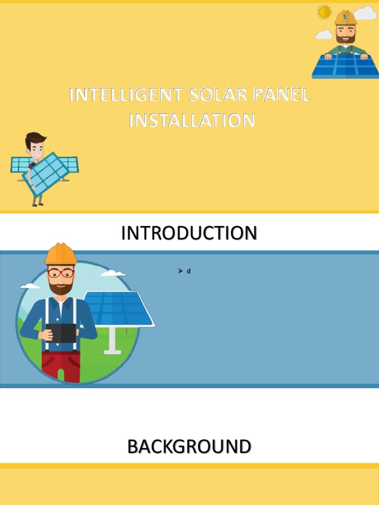 Intelligent Solar Panel Installation | PDF