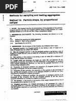 ASTM D4791: Coarse Aggregate Particle Test | PDF | Sampling (Statistics ...