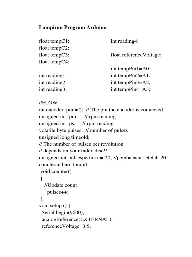 Lampiran Program | PDF | Button (Computing) | Integer (Computer Science)