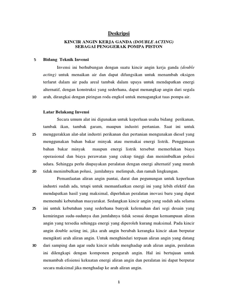 Contoh Drafting Paten | PDF