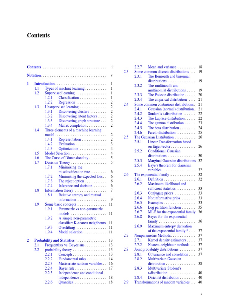 Cheat Sheet | PDF | Matrix (Mathematics) | Principal Component Analysis