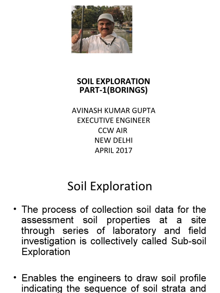 Soil Exploration | PDF | Deep Foundation | Civil Engineering