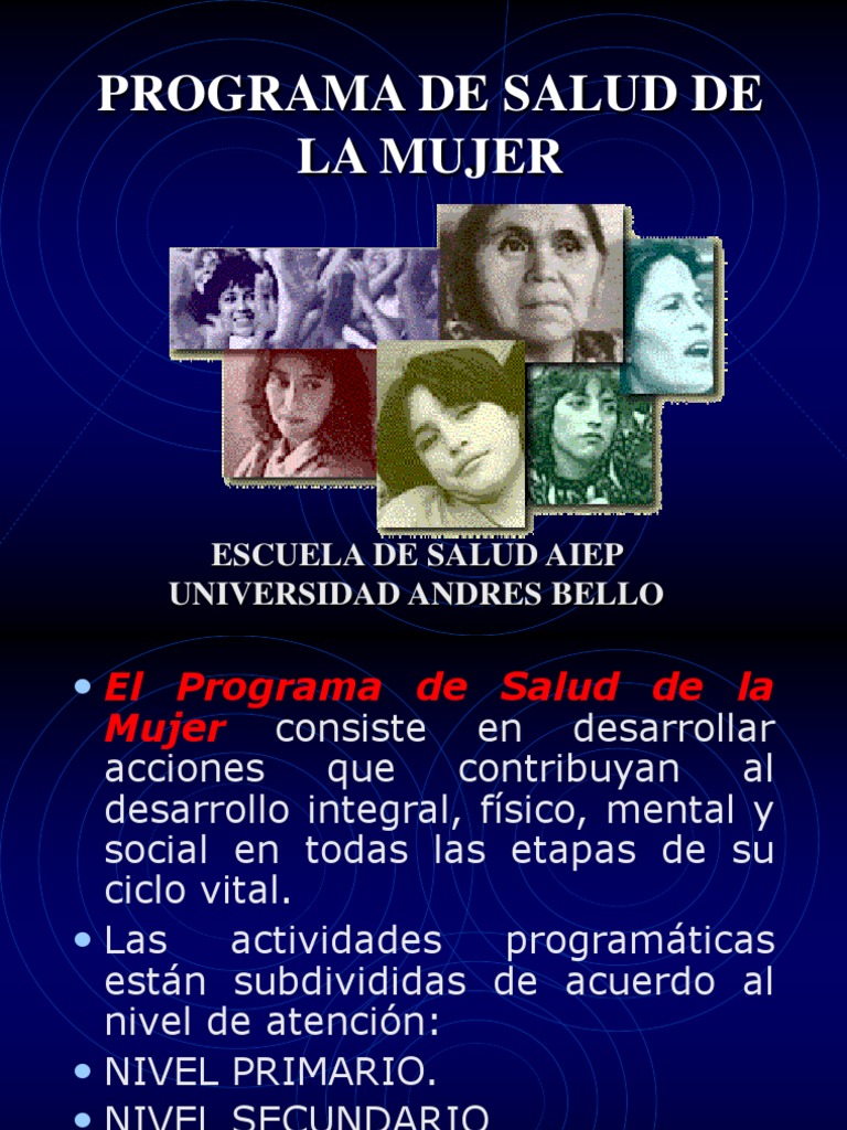 Programa de Salud de La Mujer | PDF | Parto | El embarazo