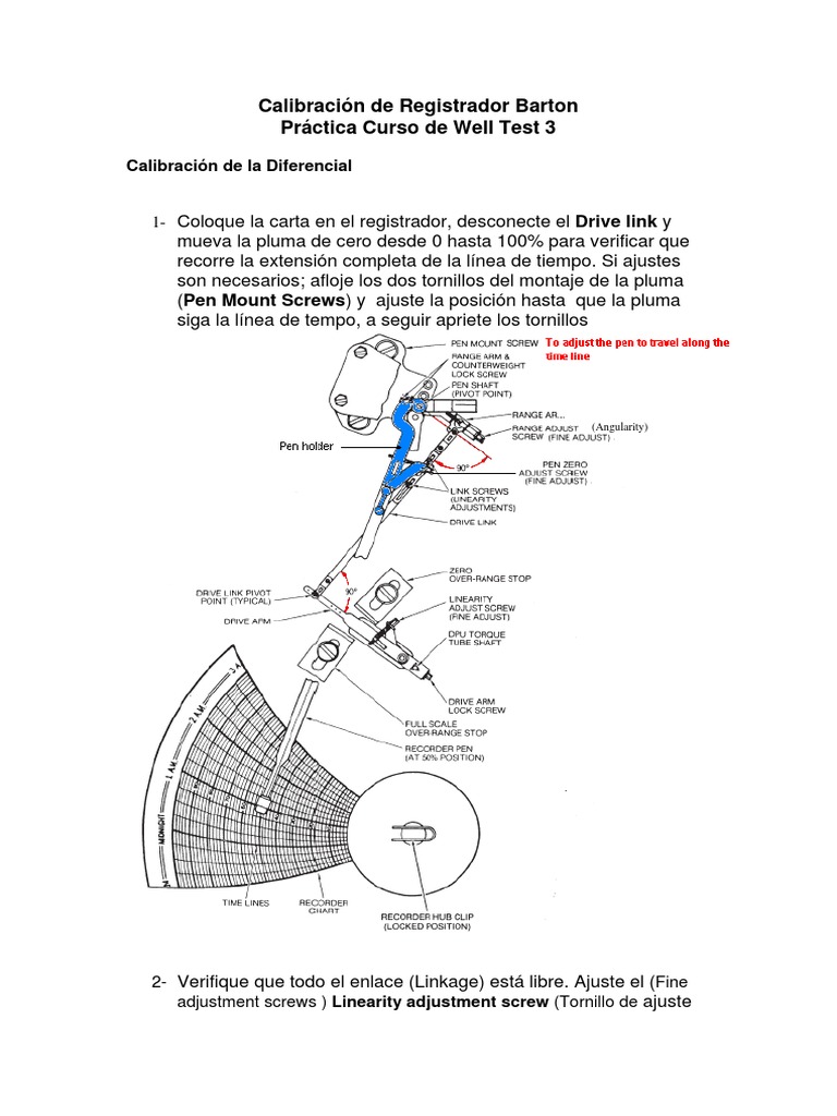 Calibración del Registrador Barton 242E | PDF | Calibración | Naturaleza