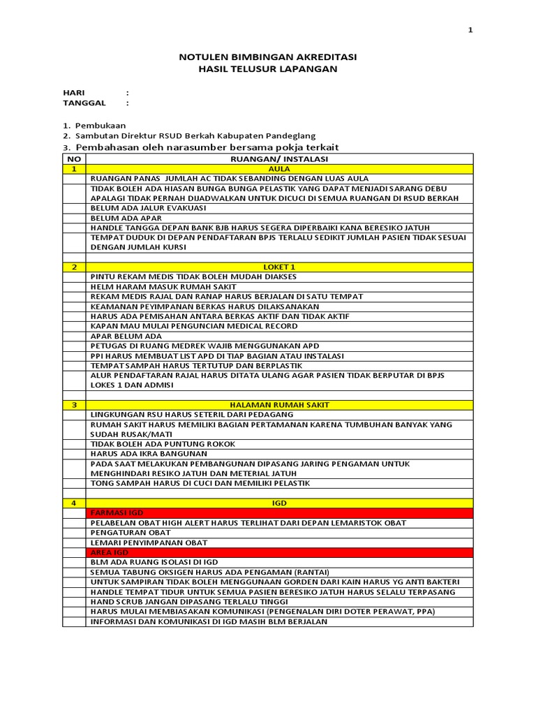 Laporan Hasil Telusur | PDF