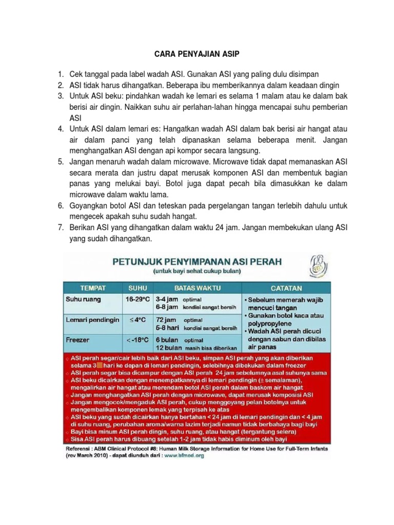 Cara Penyajian Asip | PDF