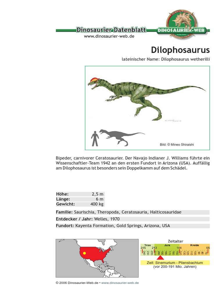 Dilophosaurus | PDF