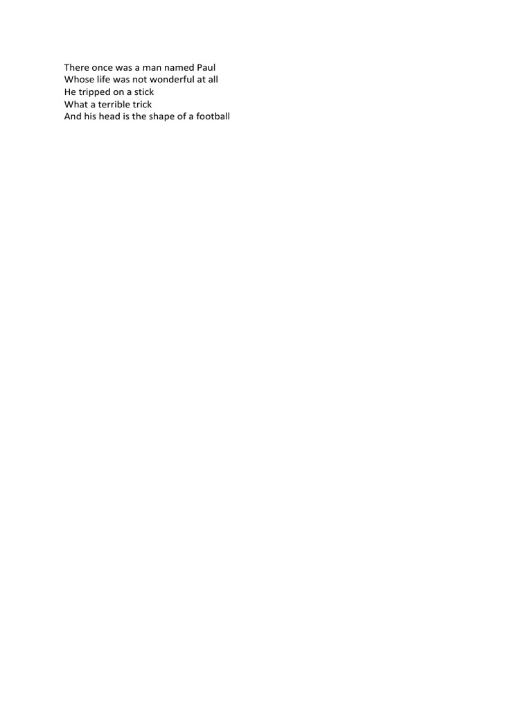 Paul Poem | PDF
