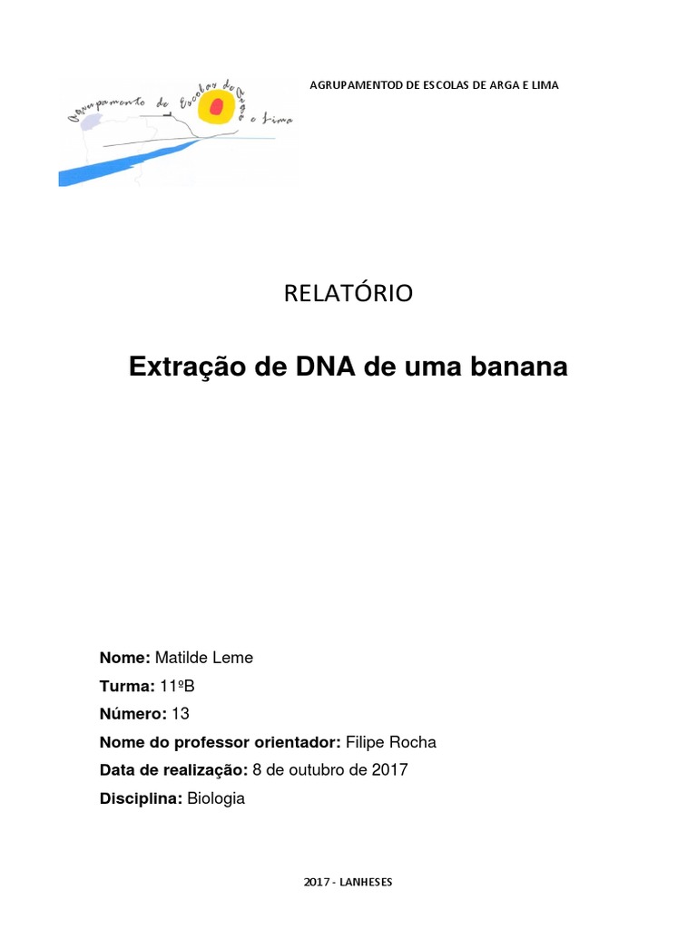 Capa Relatorio | PDF | Science | Biologia