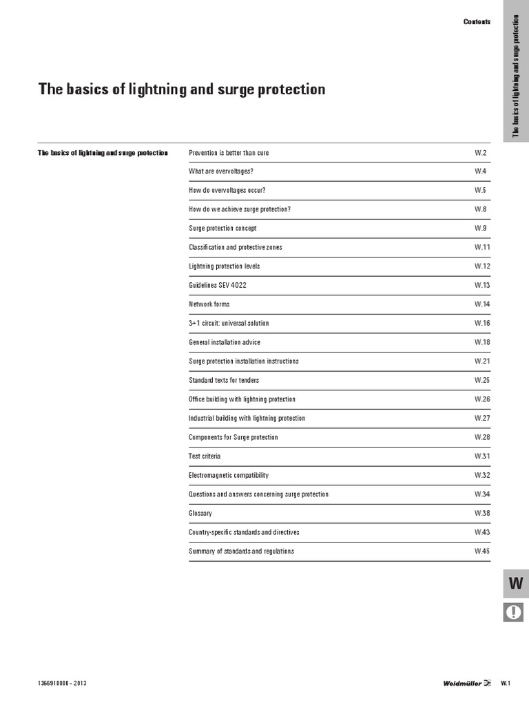 The Basics of Lightning and Surge Protection | PDF | Electromagnetic ...