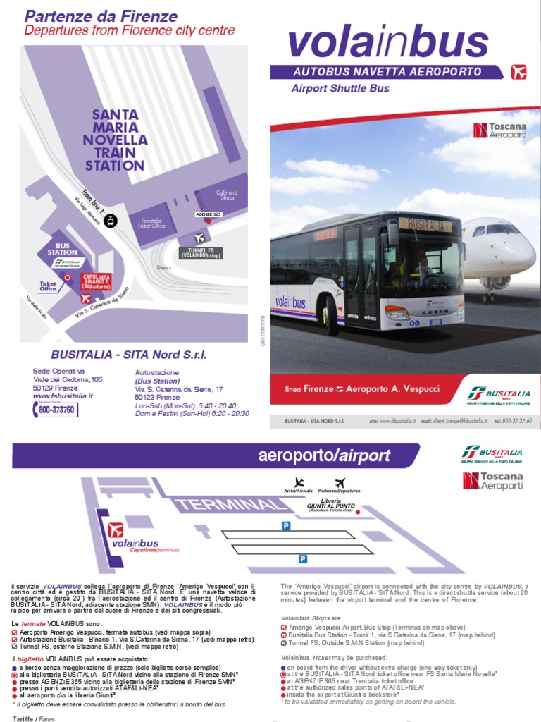Connecting Florence City Centre to Amerigo Vespucci Airport: A Guide to ...