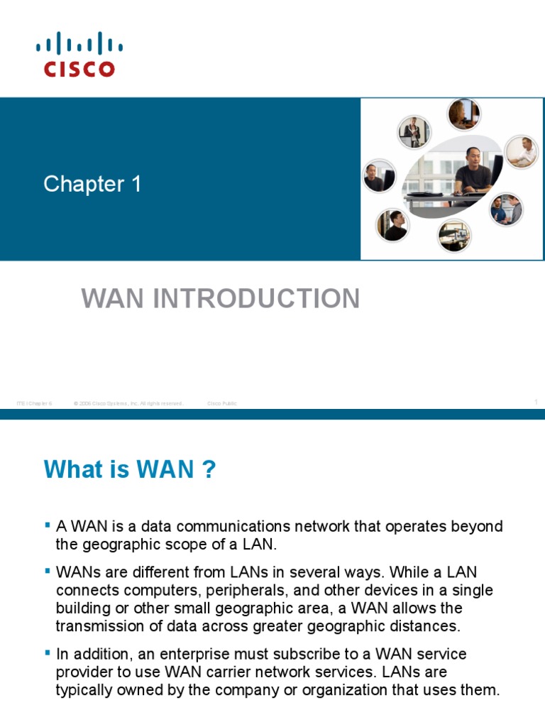 Chapter1 Wan Introduction | PDF | Computer Network | Wide Area Network