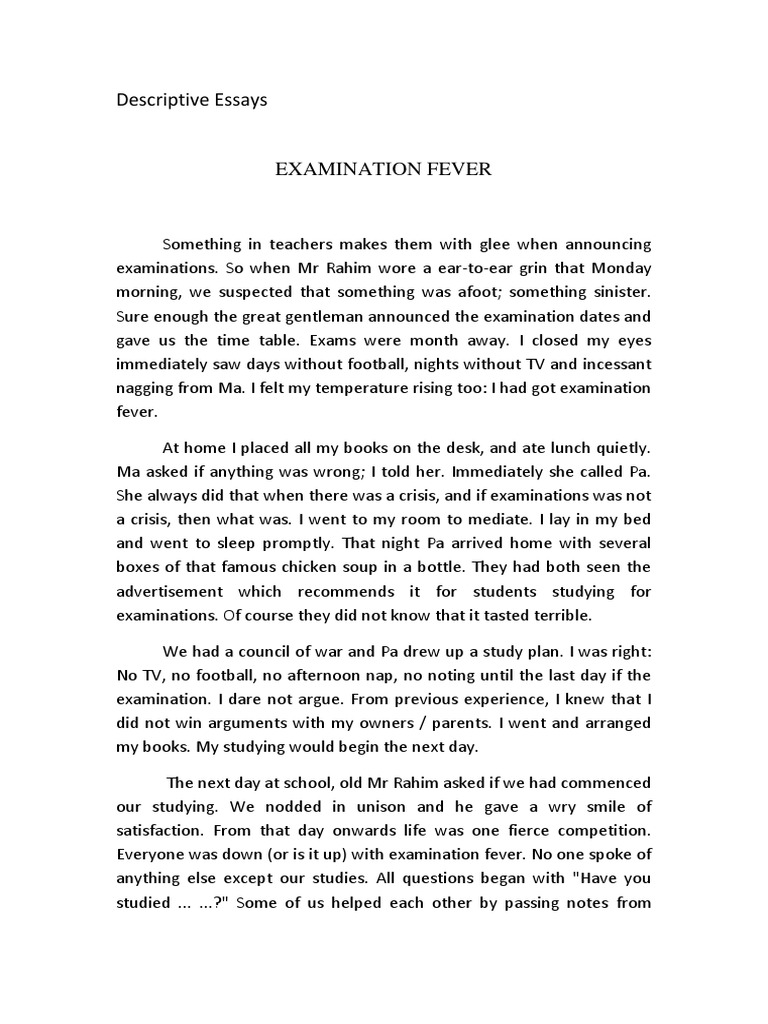 Examination Fever | PDF