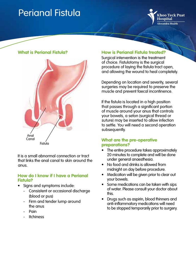 Understanding Perianal Fistula Treatment | PDF | Surgery | Wound