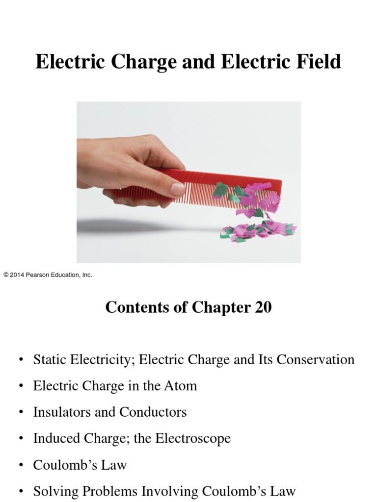 Pearson Electrostatics | PDF | Electric Charge | Electric Field