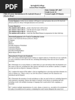 Explicit Teaching Lesson Plan in English | PDF | Verb | Lesson Plan