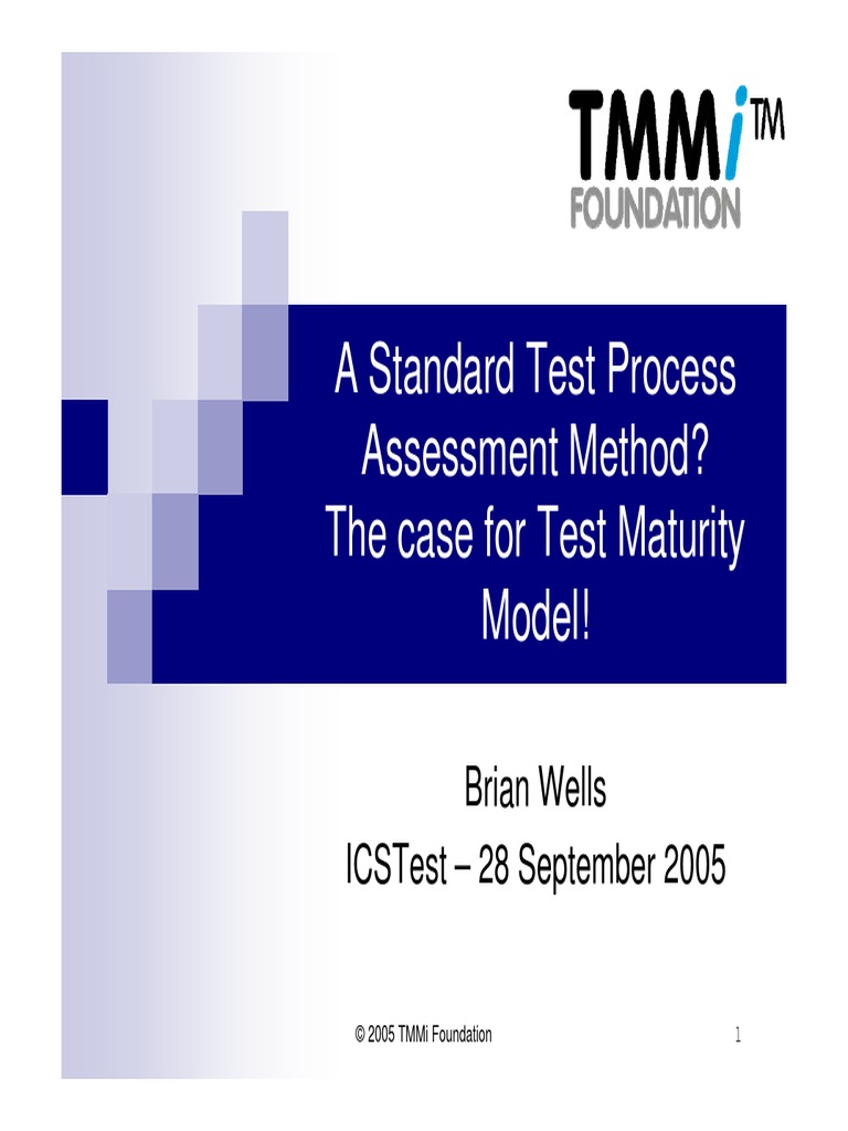 TMMi Overview | PDF | Educational Assessment | Information Technology ...